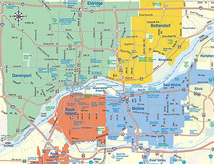 Quad Cities Map Photo by spyboy1 | Photobucket